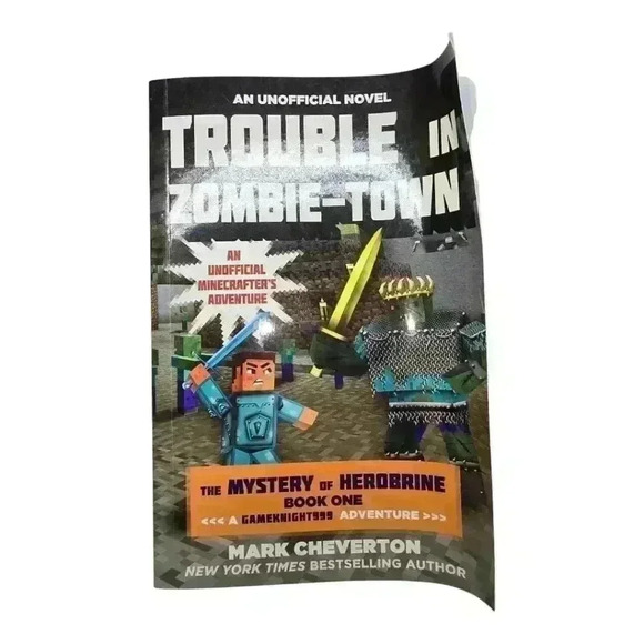 Minecraft | Other | Trouble In Zombietown The Mystery Of Herobrine Book ...
